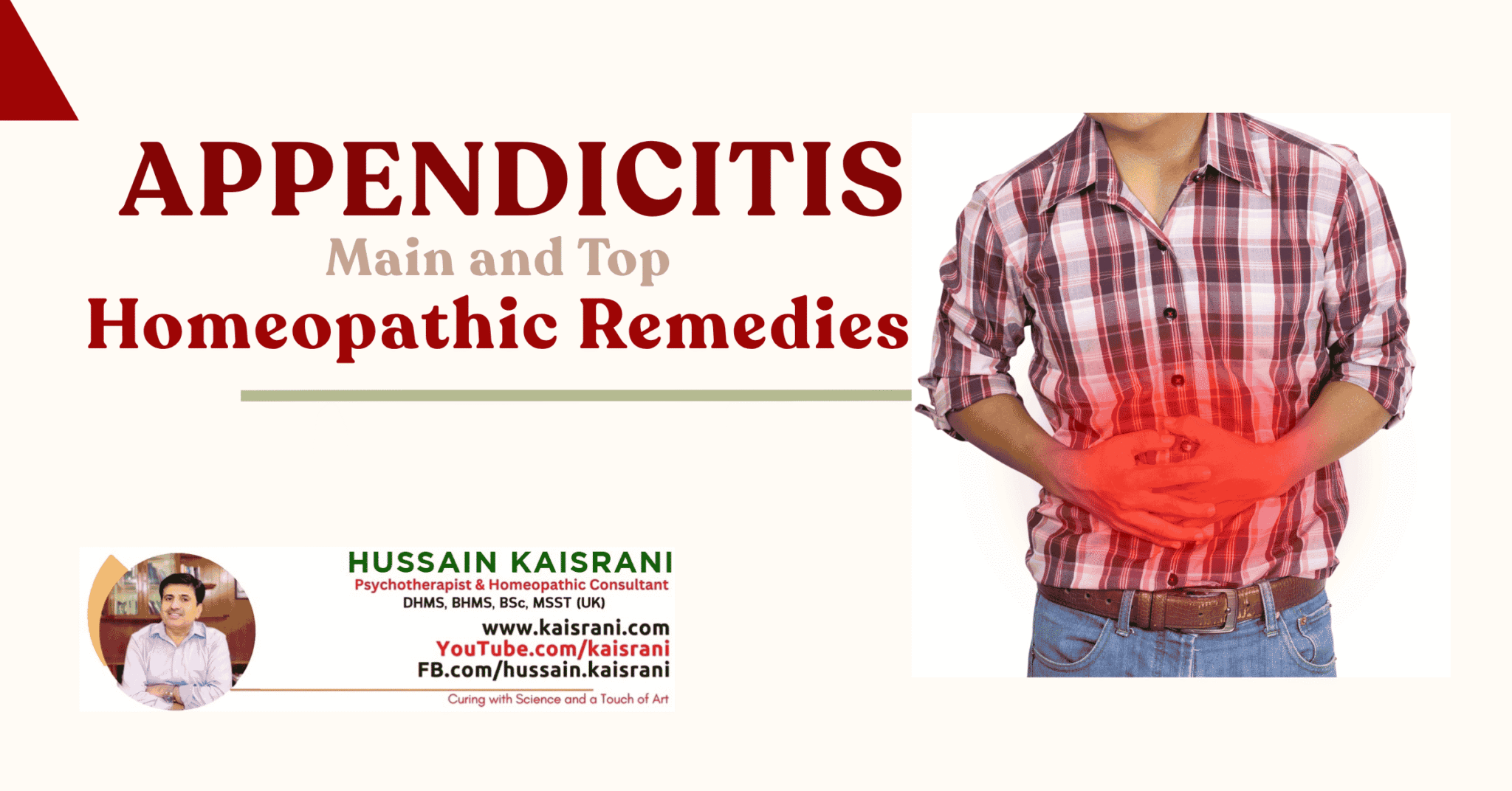 APPENDICITIS - Main and Top Homeopathic Remedies