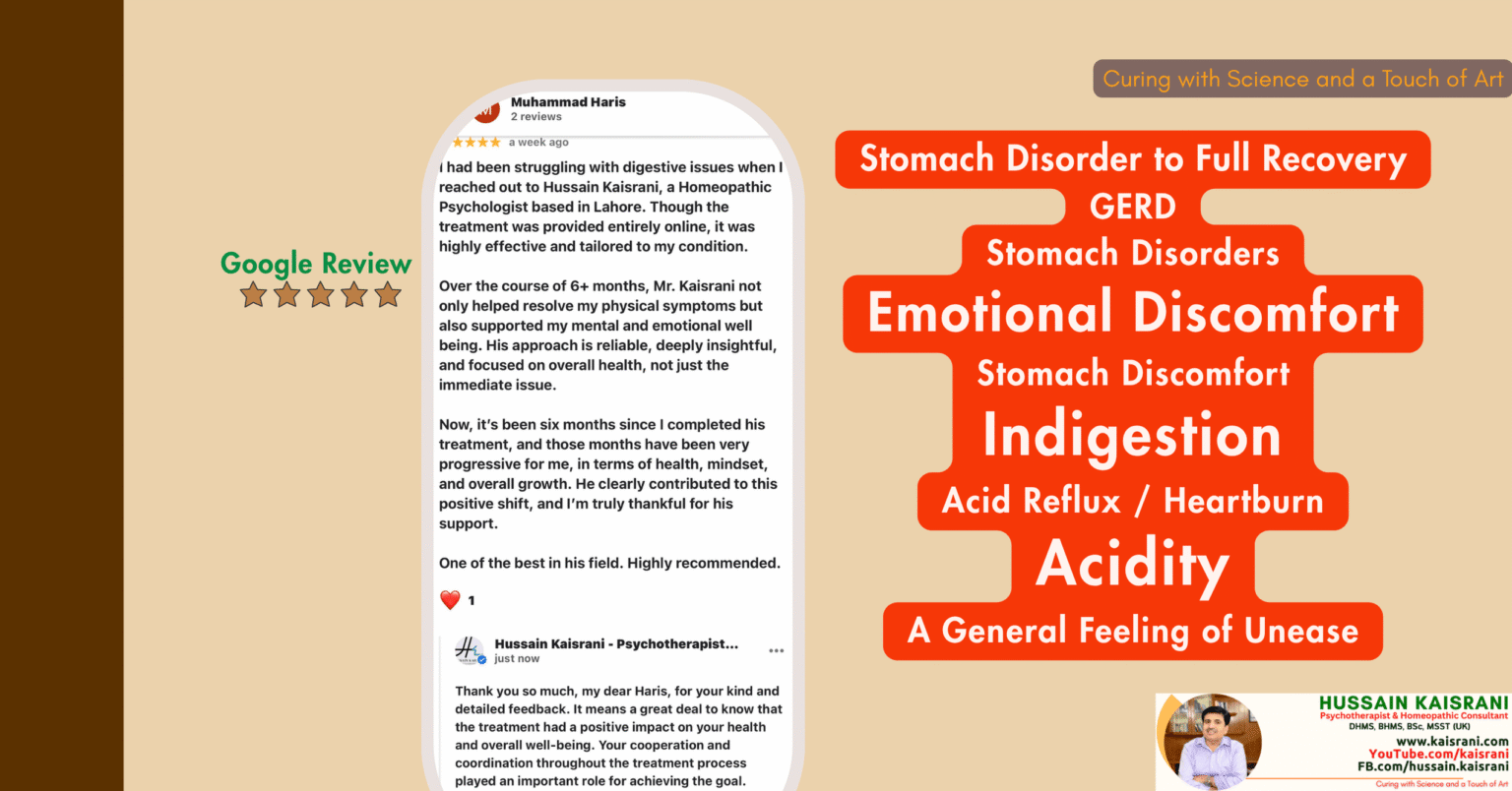 Stomach Disorder, Acid Reflux, Heartburn, GERD - Cured - Google Review